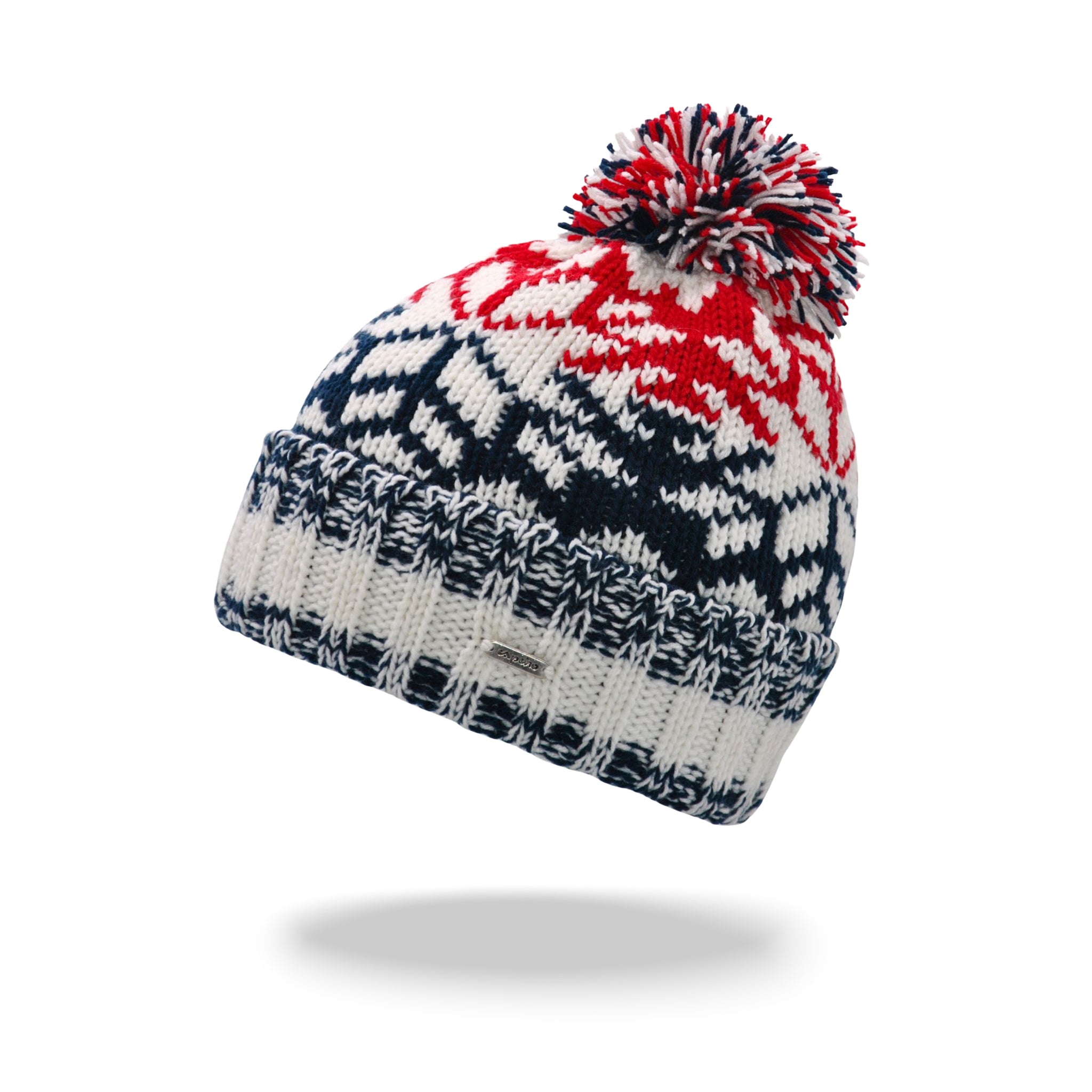 Bonnet Pompon Ice Rouge | Capcho